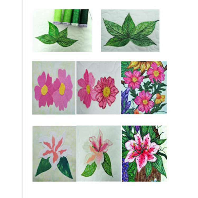 Thread Painting - Floral Sampler Room N5 , Sew & Quilt Expo Reno, NV