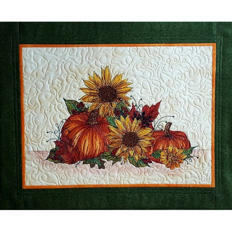 Thread Painting - Fall Harvest Room N3 , Sew & Quilt Expo Reno, NV